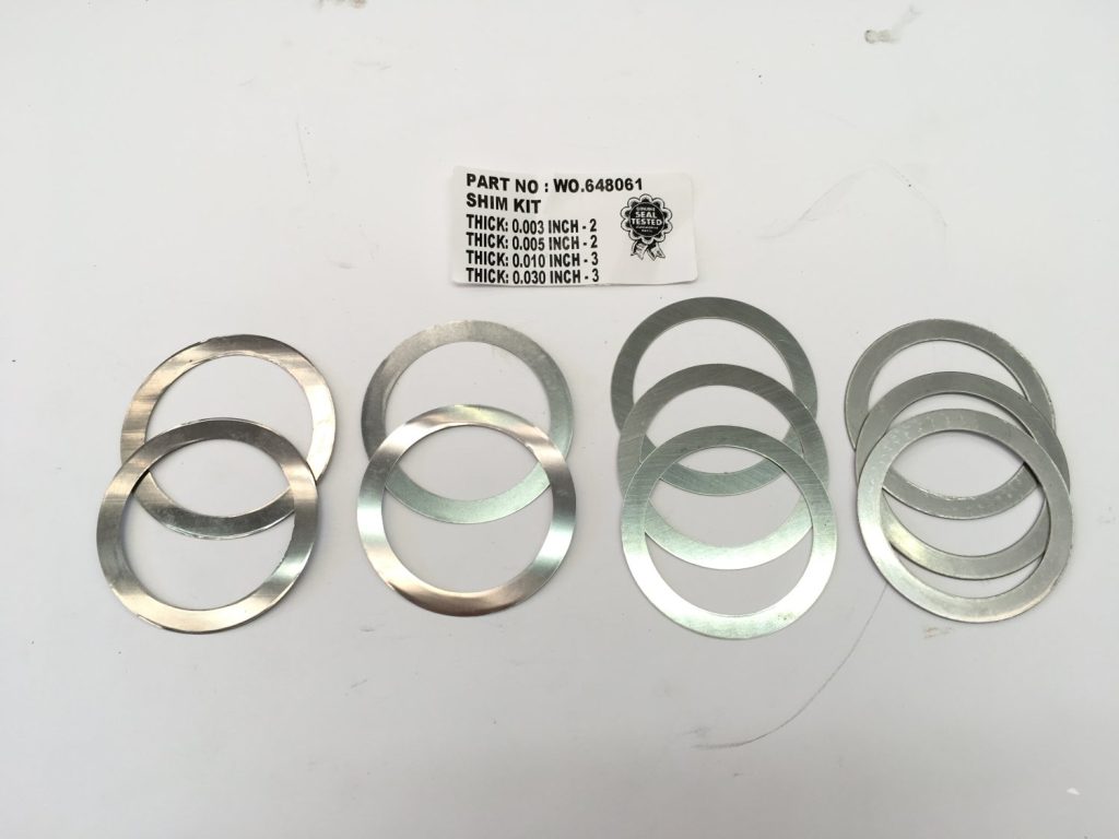 Kit de cales pour réglage des roulements du différentiel - DUTEA